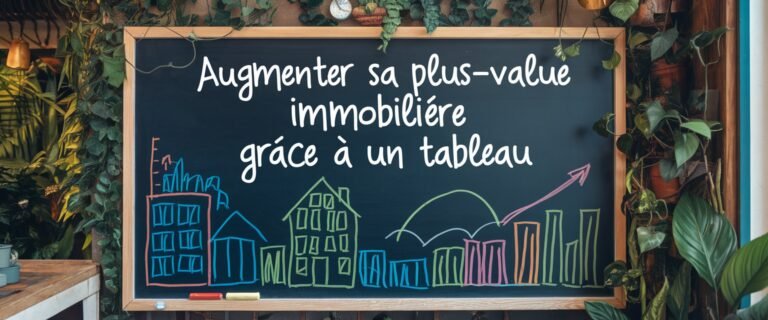 Augmenter sa plus-value immobilière grâce à un tableau - Conseils ...
